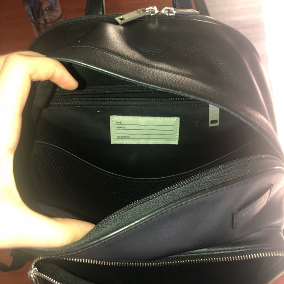 Jack Spade | Bags | Jack Spade Black Leather Backpack | Poshmark